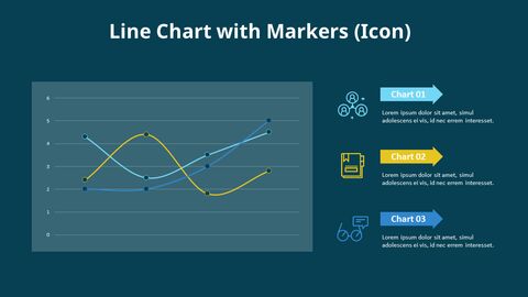 Wave Line Chart With List
