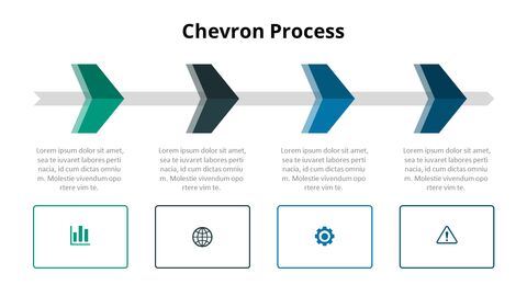 Chevron Timeline Process Diagram