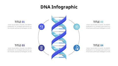 DNA Infographics Diagram