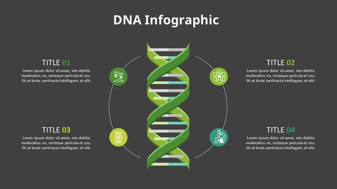 DNA Infographics Diagram