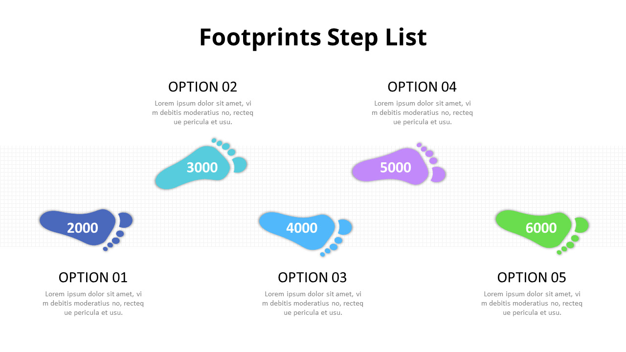 Footprint Infographics Diagram