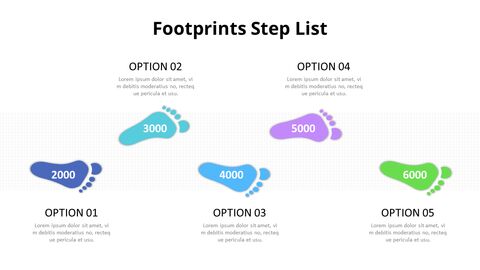 Footprint Infographics Diagram