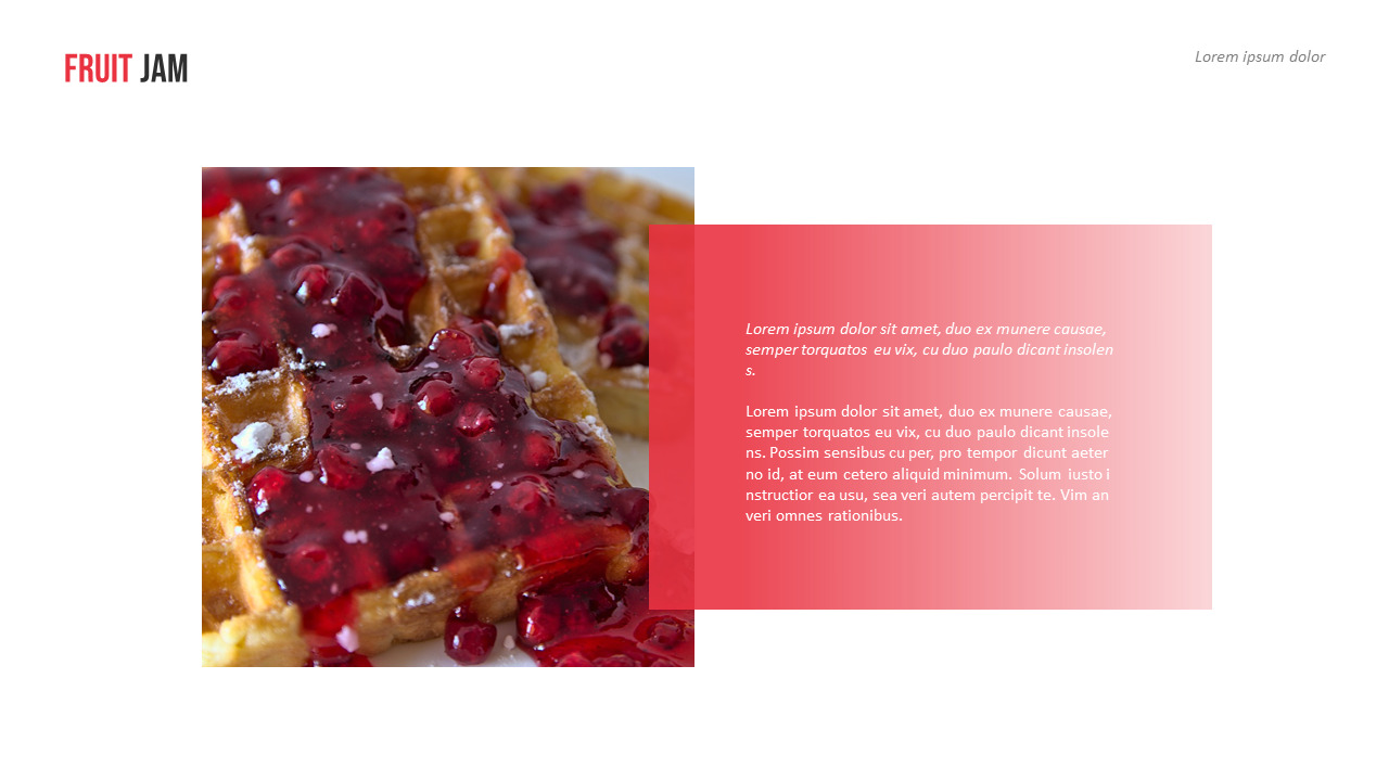 Fruit Jam Design brief Templates|Lifestyle|PPT