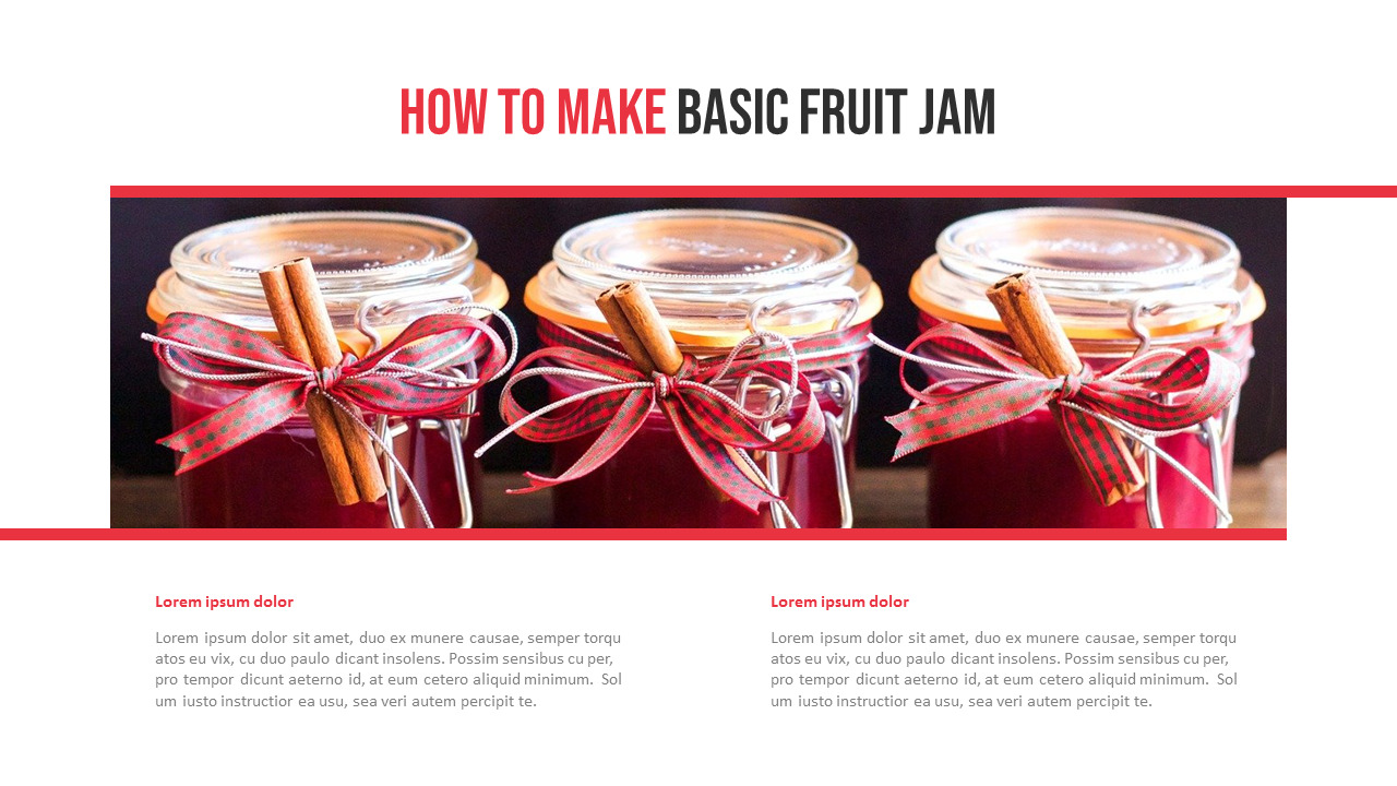 Fruit Jam Design brief Templates|Lifestyle|PPT