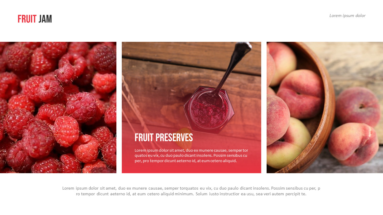 Fruit Jam Design brief Templates|Lifestyle|PPT