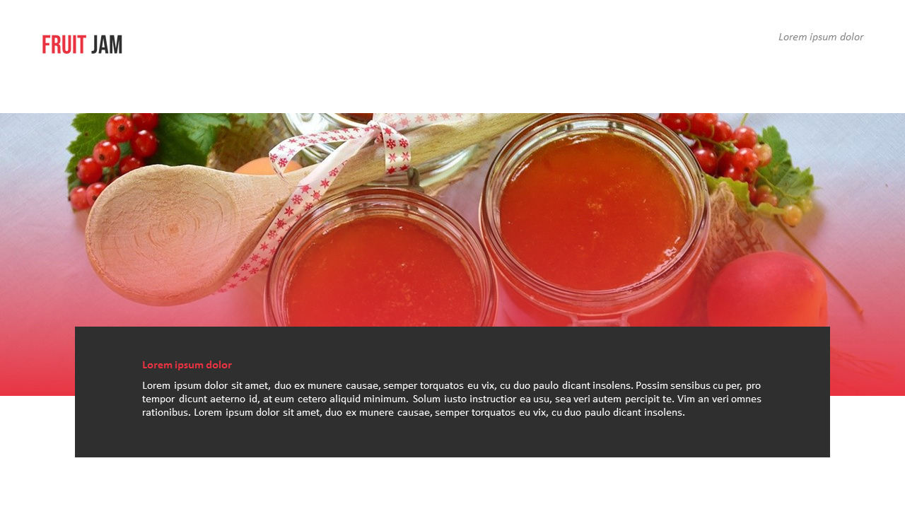 Fruit Jam Design brief Templates|Lifestyle|PPT