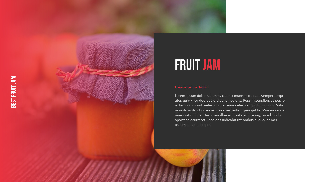 Fruit Jam Design brief Templates|Lifestyle|PPT