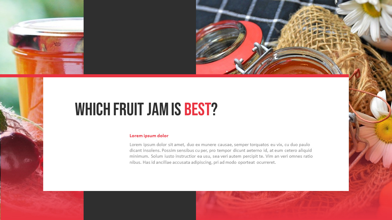 Fruit Jam Design brief Templates|Lifestyle|PPT