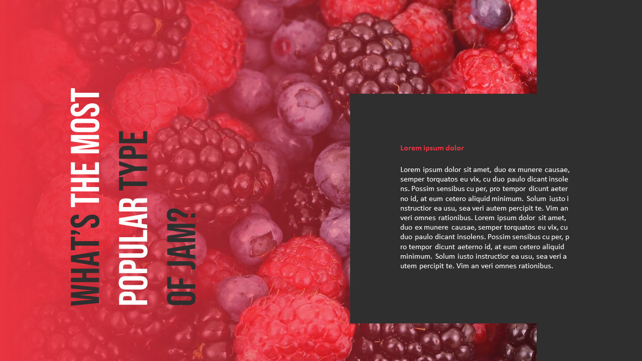 Fruit Jam Design brief Templates|Lifestyle|PPT