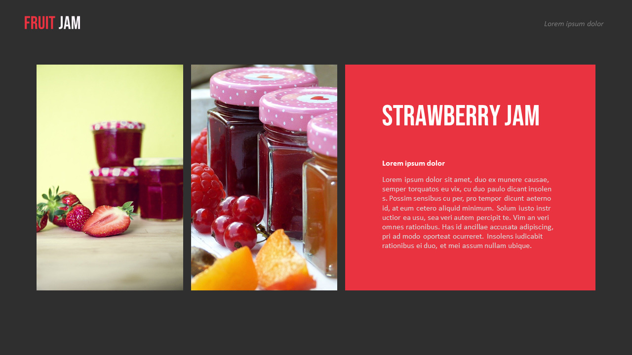 Fruit Jam Design brief Templates|Lifestyle|PPT