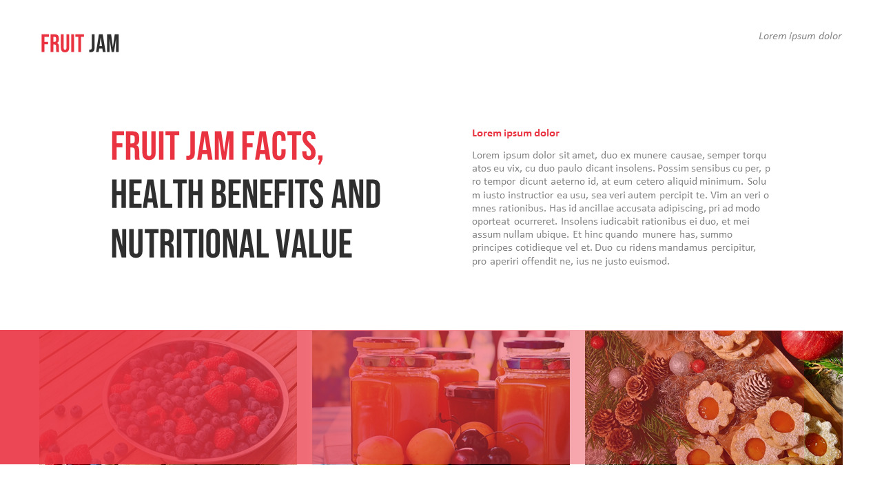 Fruit Jam Design brief Templates|Lifestyle|PPT
