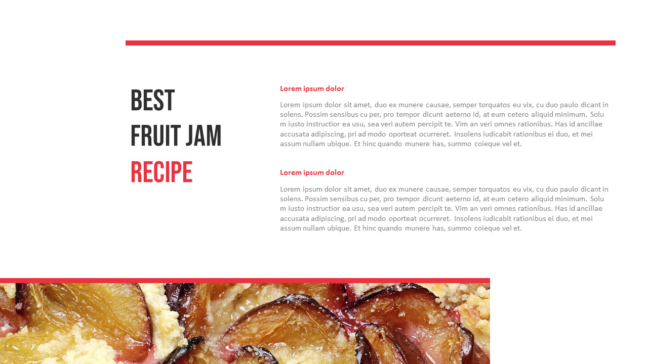Fruit Jam Design brief Templates|Lifestyle|PPT