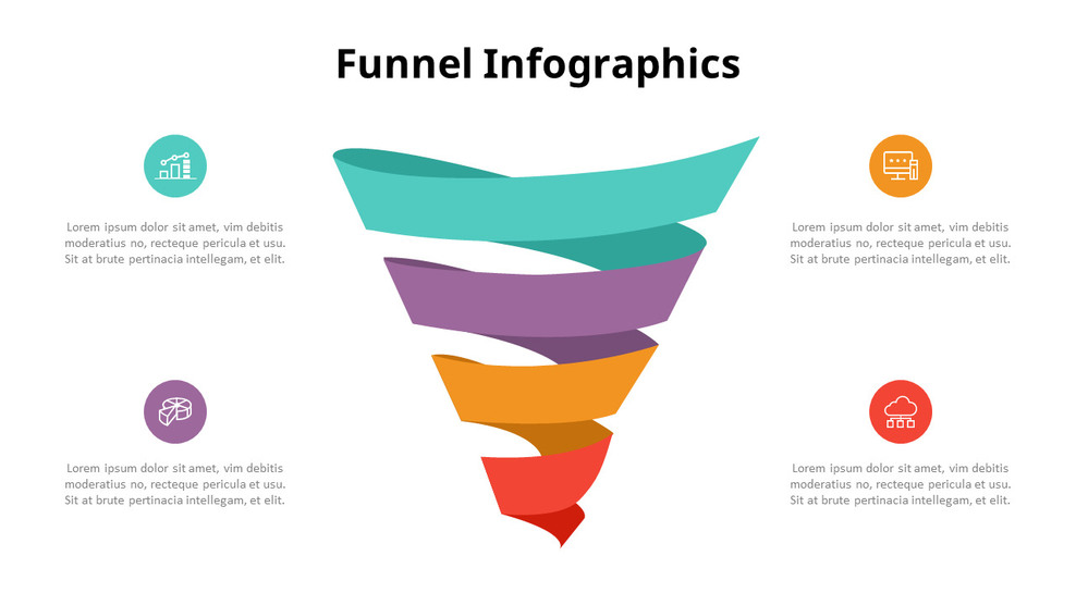 Funnel Infographics Diagram