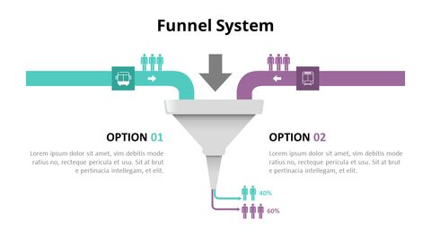 Funnel Infographics Diagram