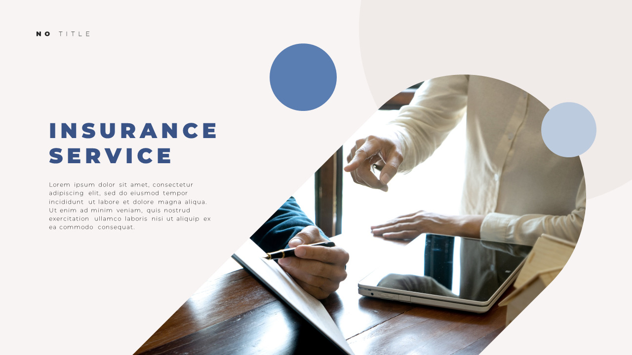 Insurance Service Business plan PPT Templates