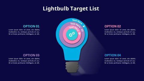 Light Bulb Infographics Diagram