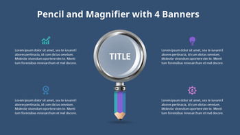 Magnifying Glass Infographic Diagram|Infographics