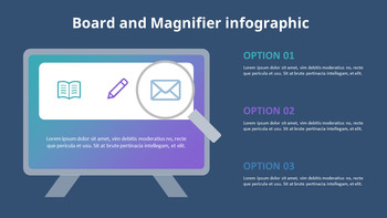 Magnifying Glass Infographic Diagram|Infographics