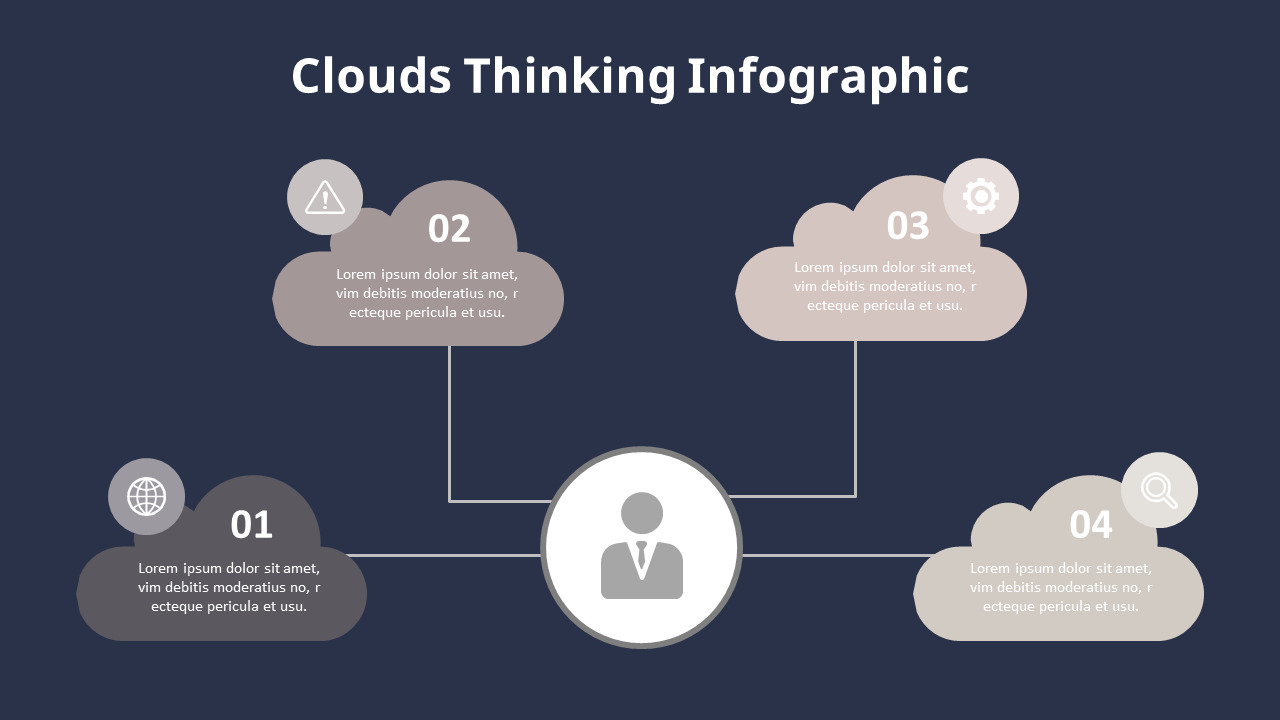 Radial Picture Infographics Diagram