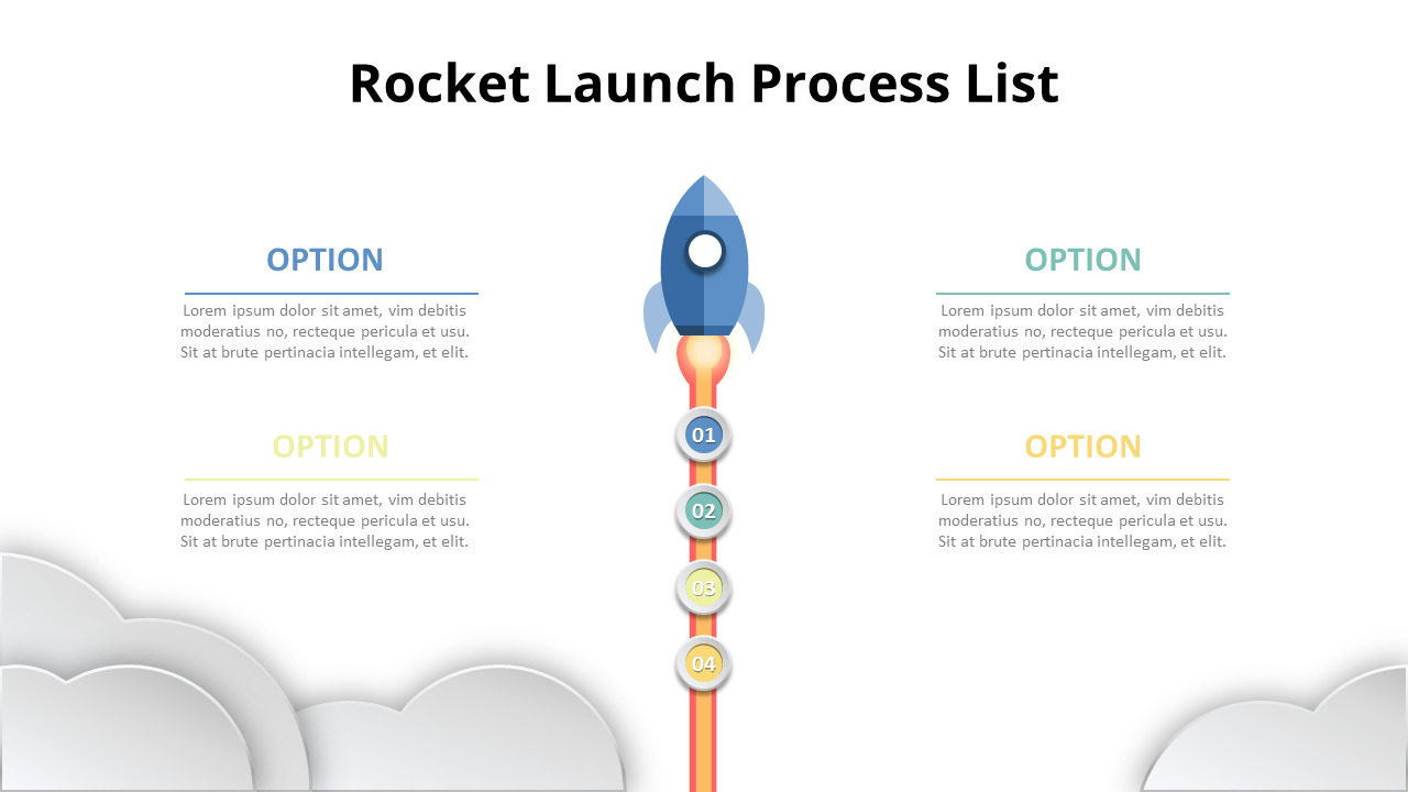 Rocket Infographics Diagram