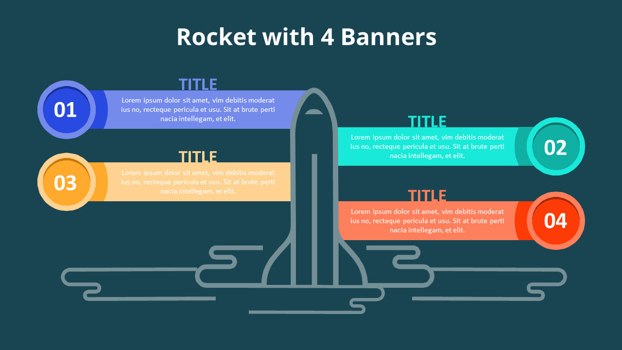 Rocket Infographics Diagram