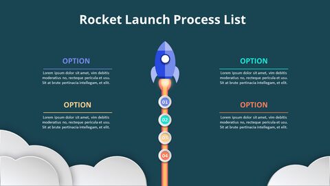 Rocket Infographics Diagram