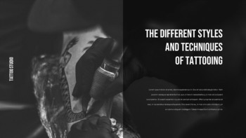 Tattoo Studio Best PPT Slides