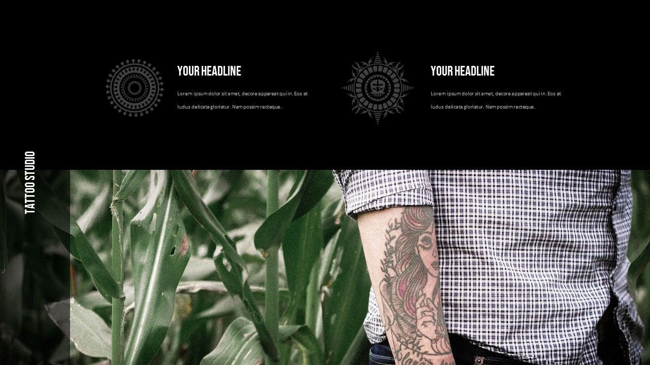 Tattoo Studio Best PPT Slides