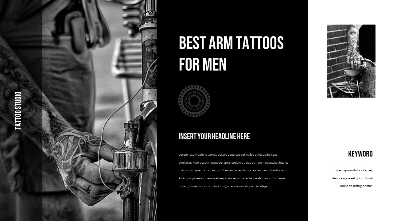 Tattoo Studio Best PPT Slides