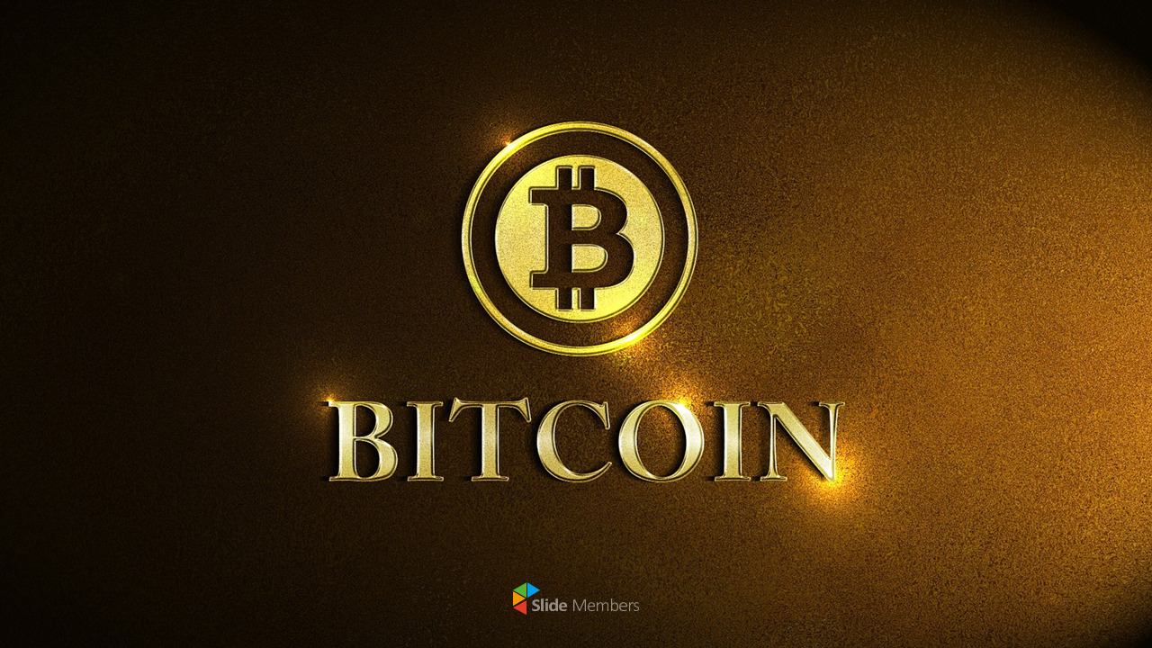 Bitcoin Simple PowerPoint Design