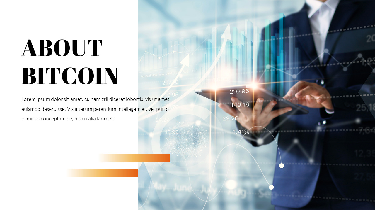 Bitcoin Simple PowerPoint Design