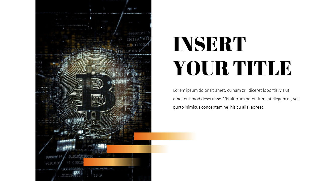Bitcoin Simple PowerPoint Design
