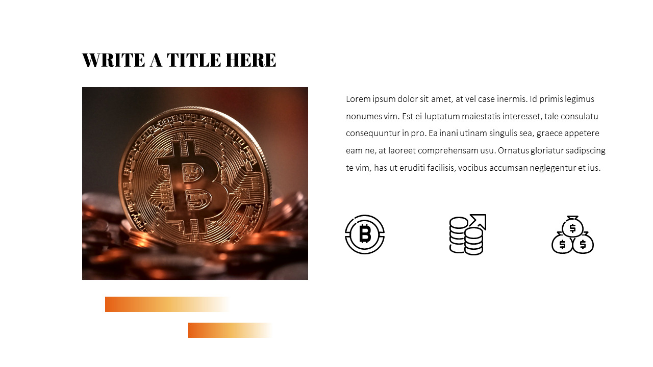 Bitcoin Simple PowerPoint Design