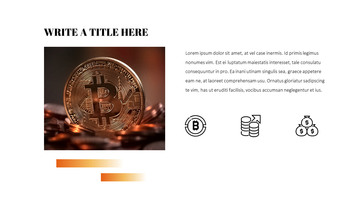 Bitcoin Simple PowerPoint Design