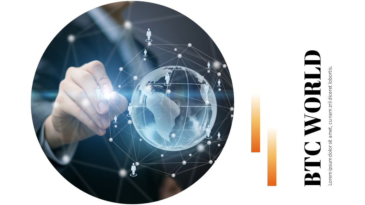 Bitcoin Simple PowerPoint Design