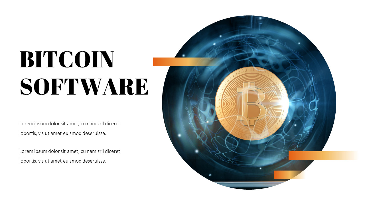 Bitcoin Simple PowerPoint Design