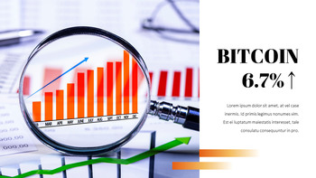 Bitcoin Simple PowerPoint Design