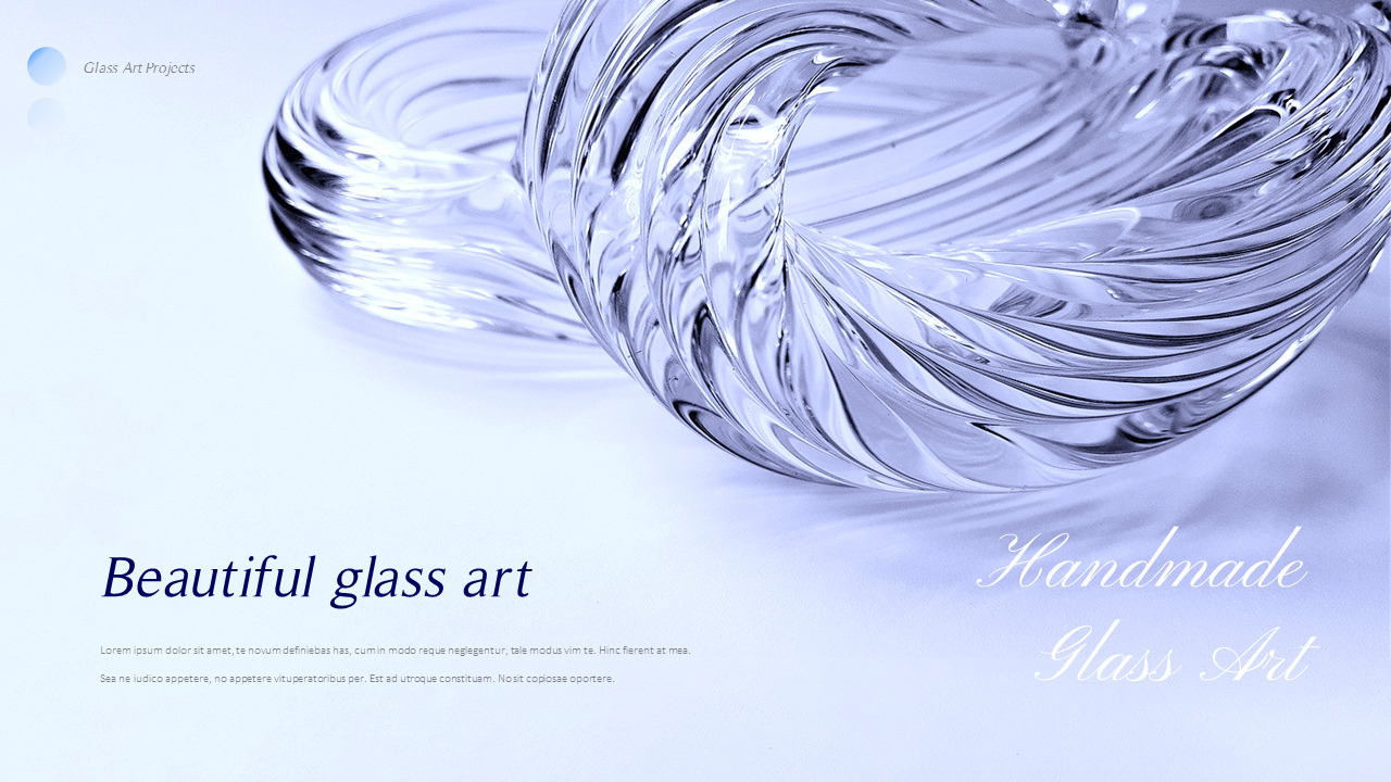 Glass Craft Powerpoint Presentation|Lifestyle|Templates