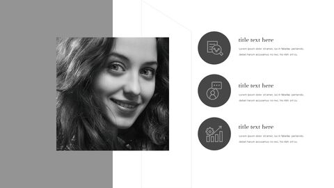 Monochrome powerpoint template|Lifestyle