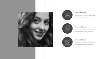 Monochrome powerpoint template|Lifestyle