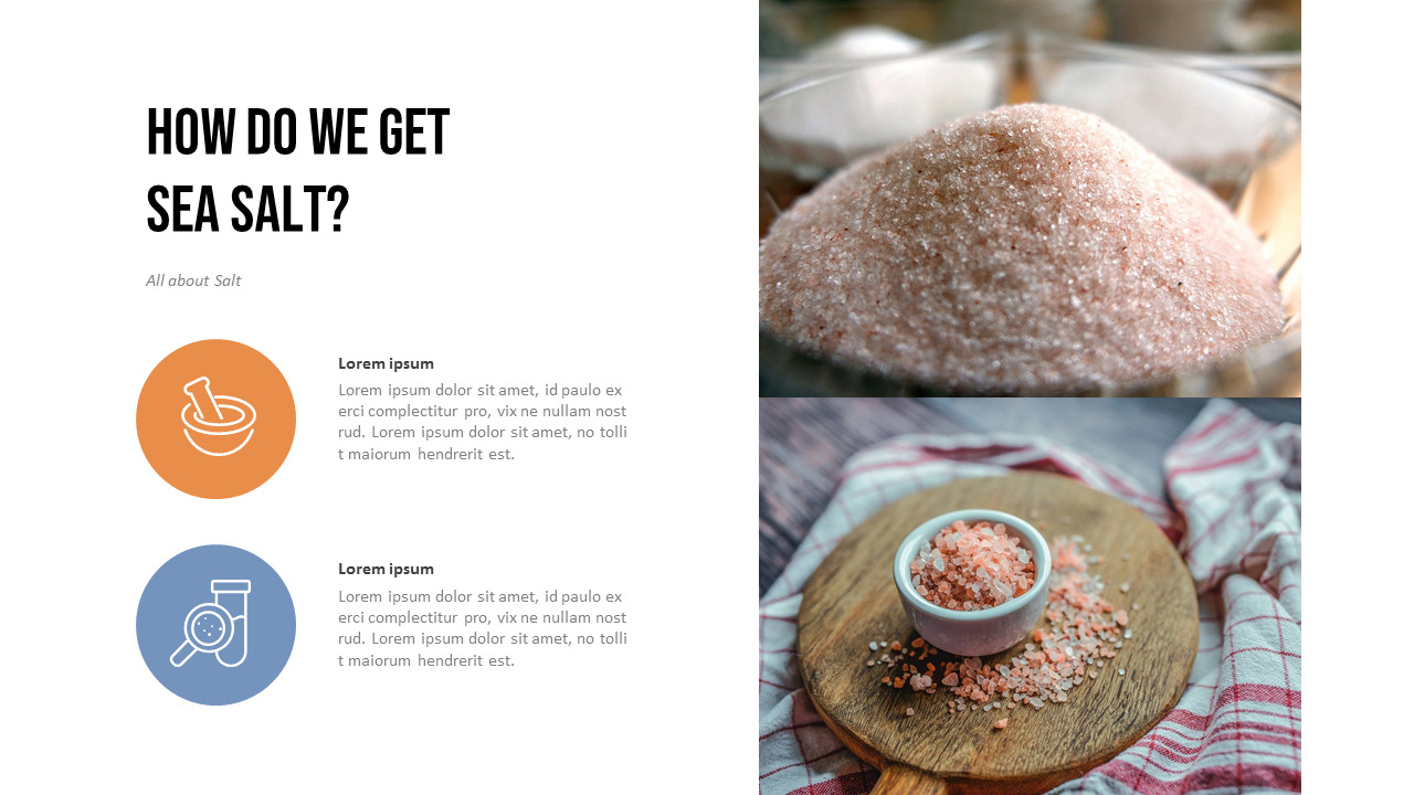 Sea Salt PPT PowerPoint|Business|Templates