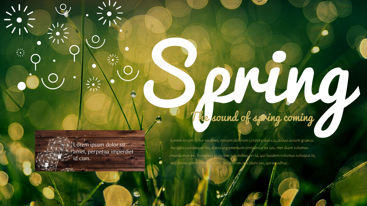 Spring Song Business Presentation Examples