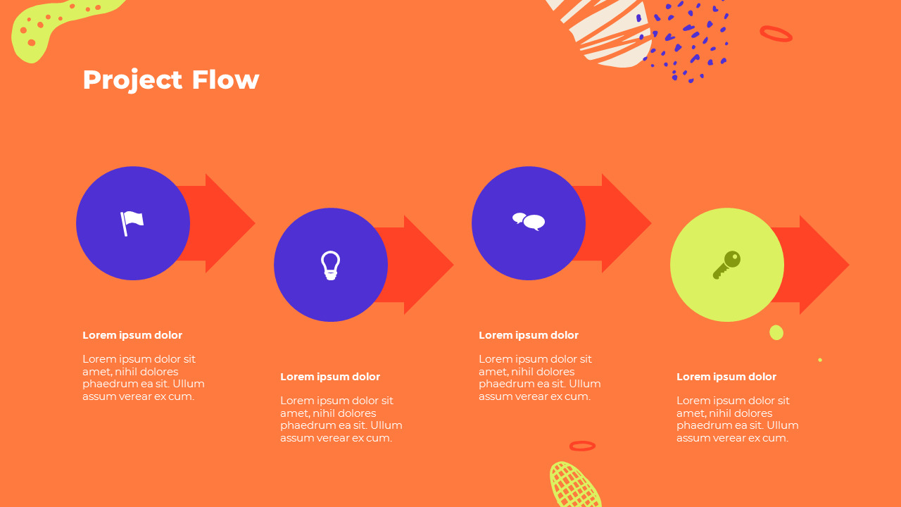 Abstract Background Pitch Deck Design Animation Templates