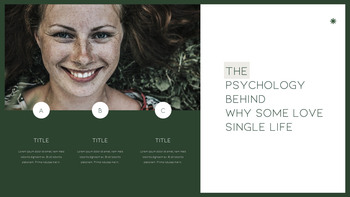 A Single Life presentation slide design|Lifestyle|PPT Templates