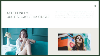 A Single Life presentation slide design|Lifestyle|PPT Templates