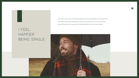 A Single Life presentation slide design|Lifestyle|PPT Templates