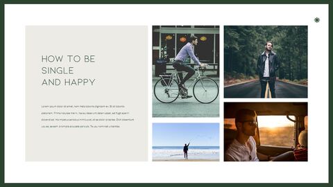 A Single Life presentation slide design|Lifestyle|PPT Templates
