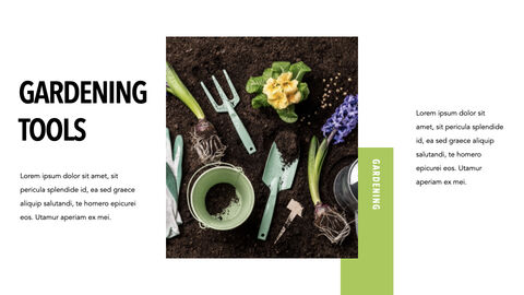Gardening presentation slide|Lifestyle|Keynote