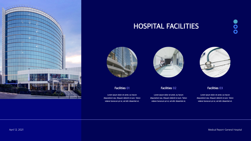 Medical Report - General Hospital keynote presentation templates free