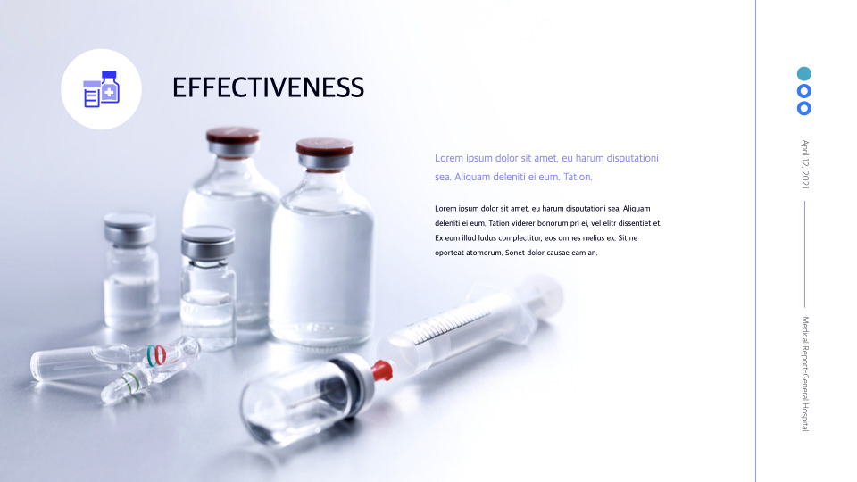 Medical Report - General Hospital keynote presentation templates free